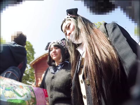 【顔出しJK29】[夢の国13]前髪ぱっつん少女のむっちり生P ＆本人バレ【声かけ】 - JGirl Collection