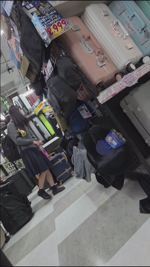 【めくりあり】黒パンJK3＋ひょっこりJK☆スマホ撮り - JGirl Collection