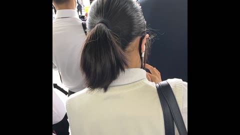 素人**日記52TRAIN目★白のニットベスト女子の生態 - JGirl Collection